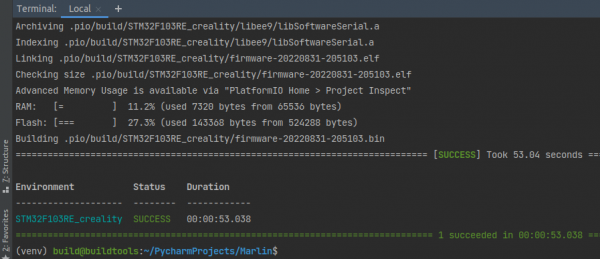 Compile Marlin (3D Printer Firmware) with Docker