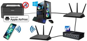 How to AirPrint from iPhone to a USB Printer on Windows Across Subnets